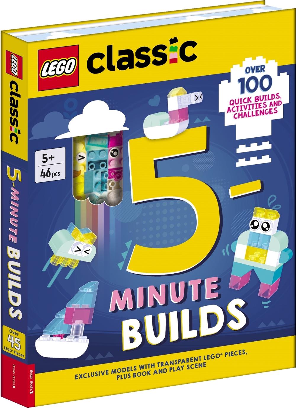 LEGO® Classic: 5-Minute Builds (with clear LEGO pieces, fold-out play ...