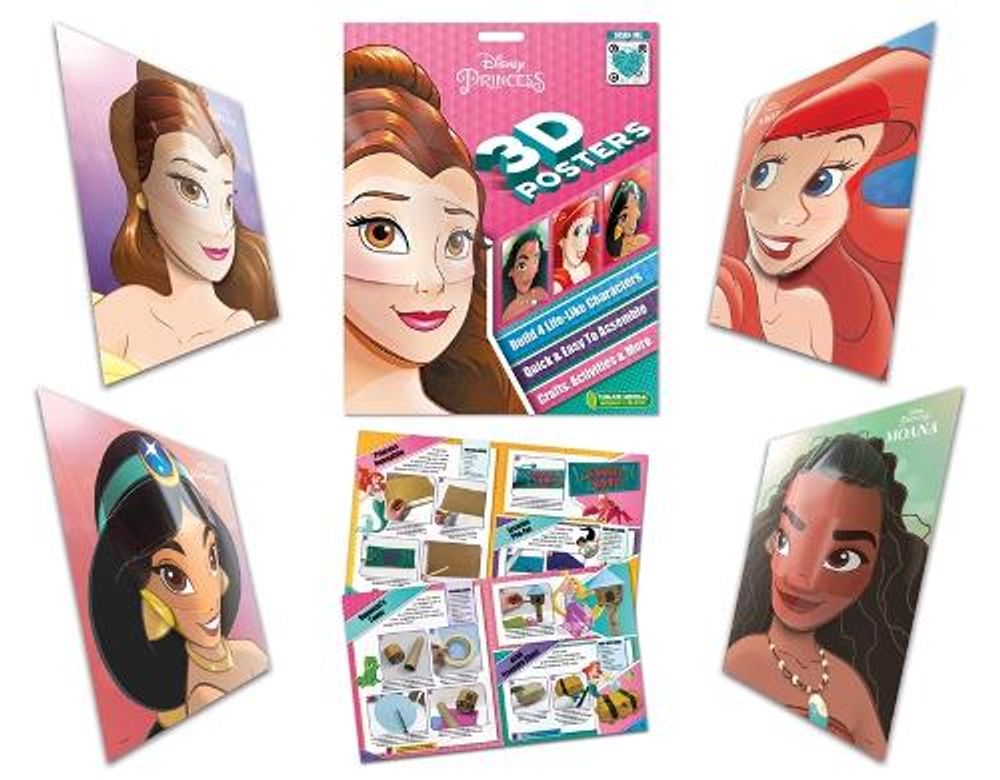 Disney Princess: 3D Posters by Walt Disney, Paperback, 9781837714209 ...