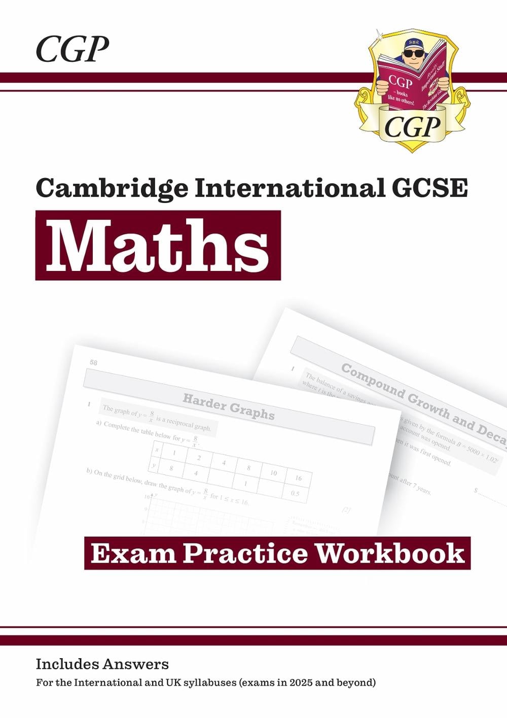 Cambridge International GCSE Maths Exam Practice Workbook: Core ...