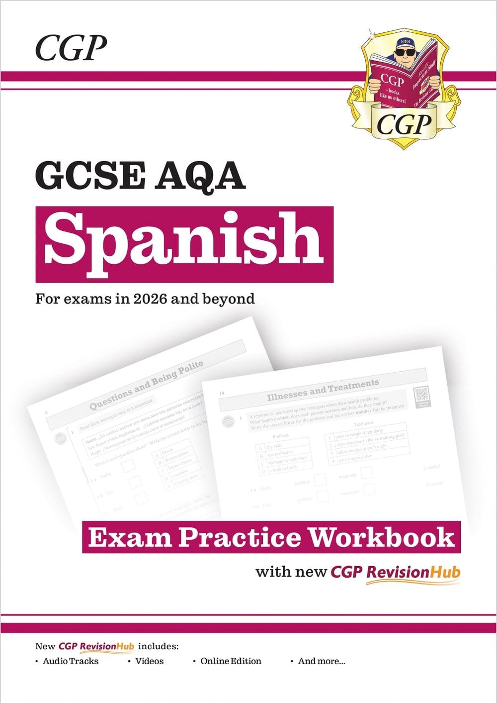 New GCSE Spanish AQA Exam Practice Workbook with CGP RevisionHub (for ...