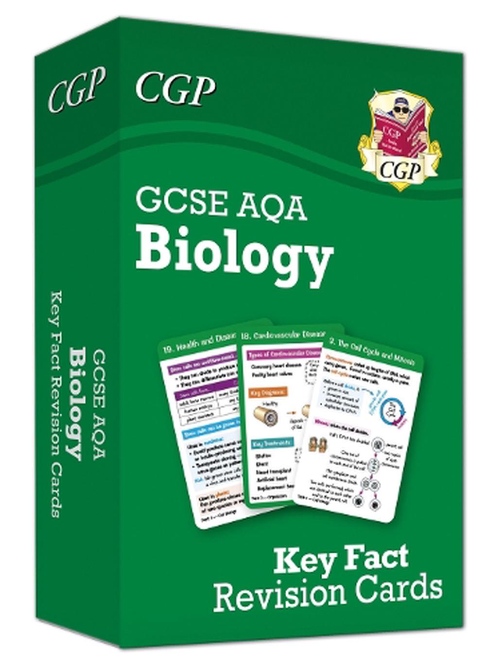 New GCSE Biology AQA Key Fact Revision Cards - Summary cards for quick revision by CGP Books ...