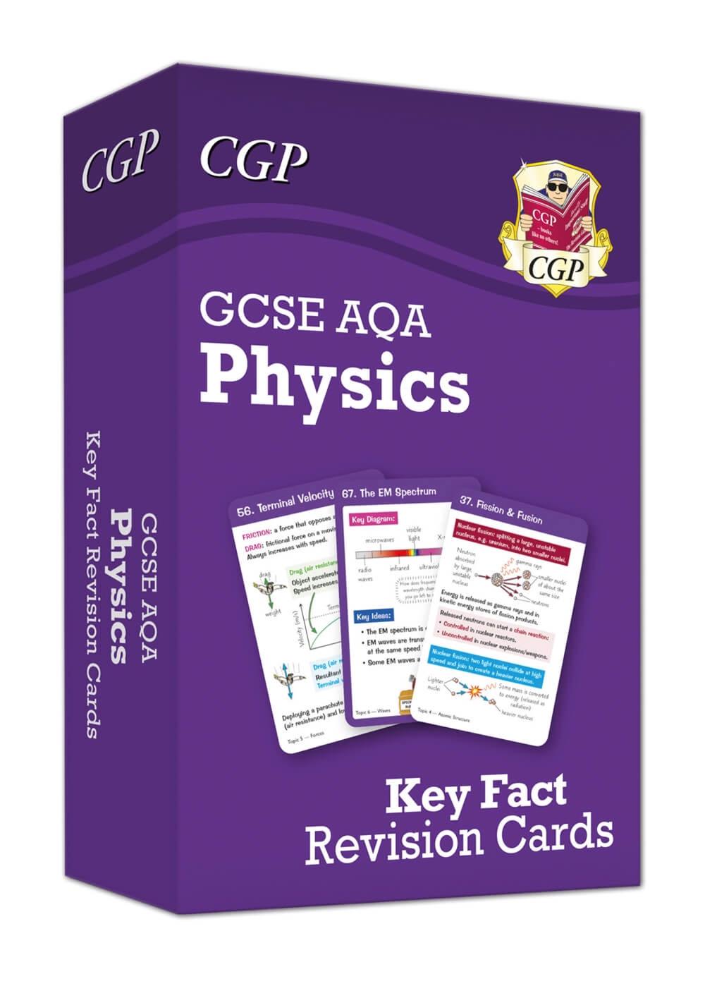 New GCSE Physics AQA Key Fact Revision Cards - Summary cards for quick revision by CGP Books ...