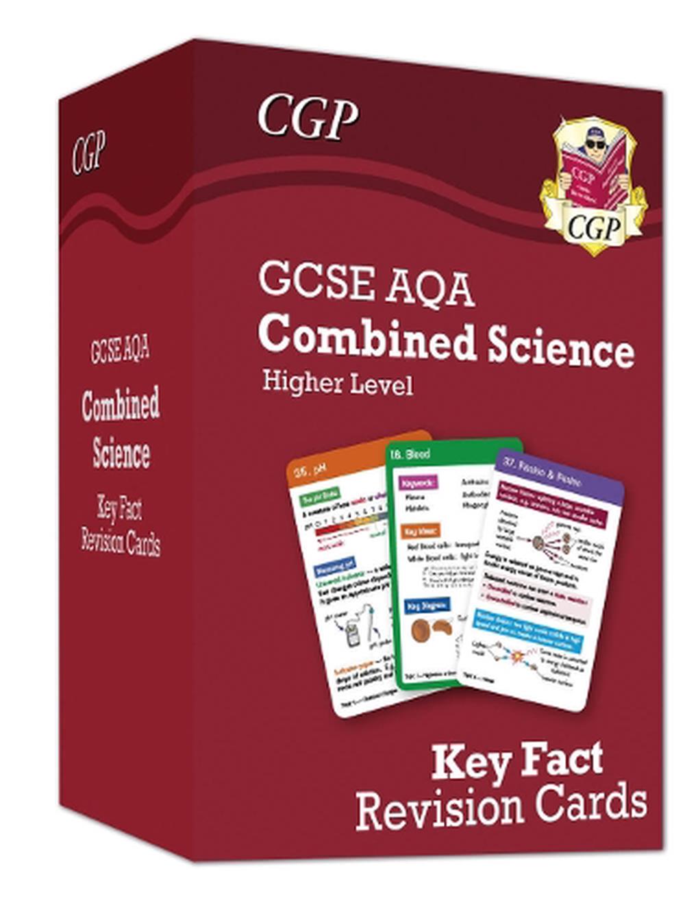 New GCSE Combined Science AQA Higher Key Fact Revision Cards - Summary ...