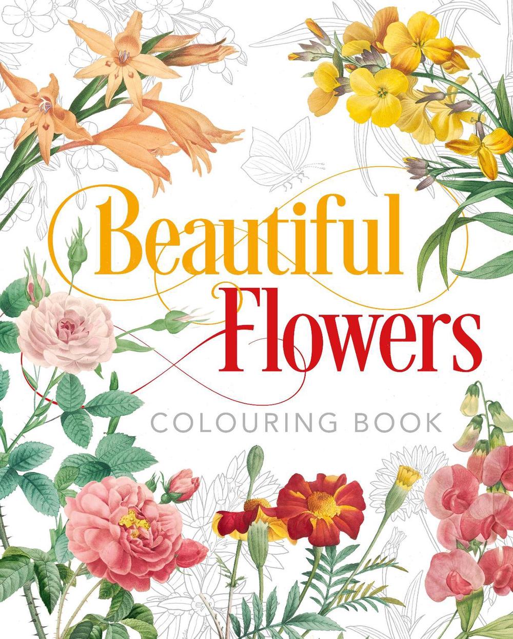 Beautiful Flowers Colouring Book | Buy online at The Nile