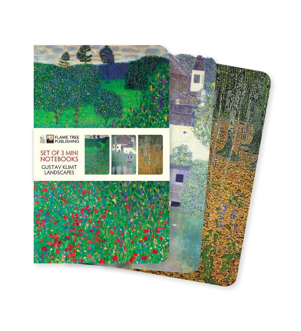 Flame Tree Studio Klimt Landscapes Set of 3 Mini Notebooks | Buy online ...