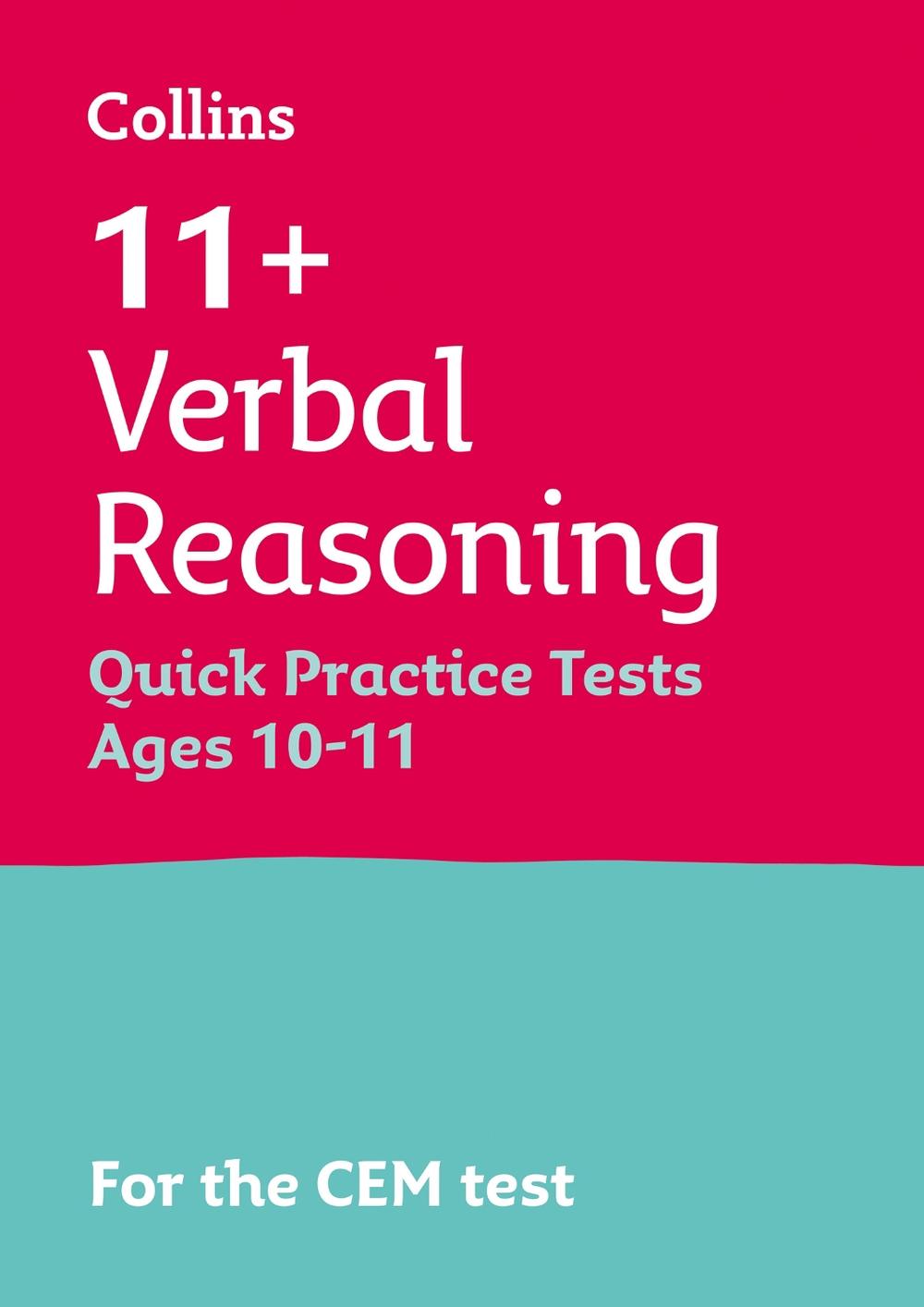 11+ Verbal Reasoning Quick Practice Tests Age 10-11 (Year 6) by Letts ...