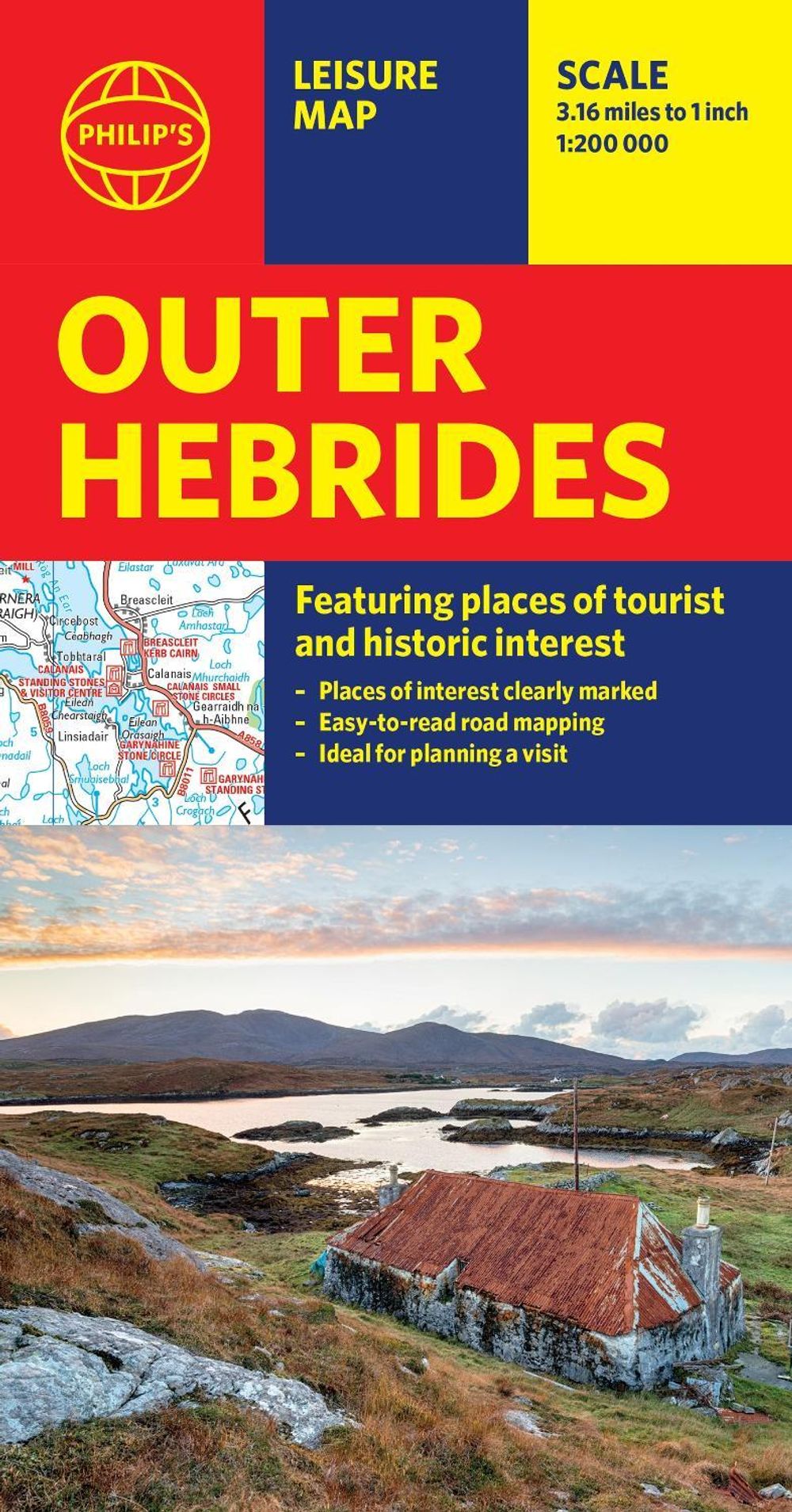 Philip's Outer Hebrides: Leisure and Tourist Map by Philip's Maps, Map ...