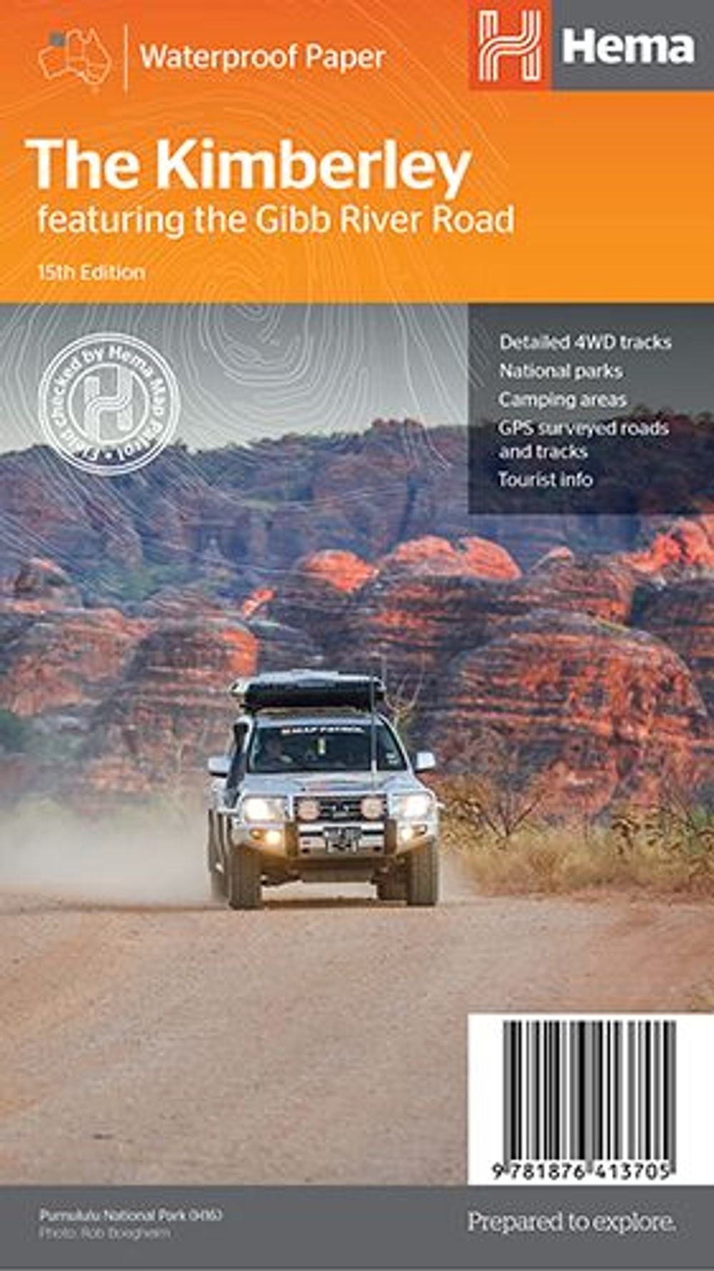 The Kimberley Map by Hema Maps, Map, 9781876413705 | Buy online at The Nile