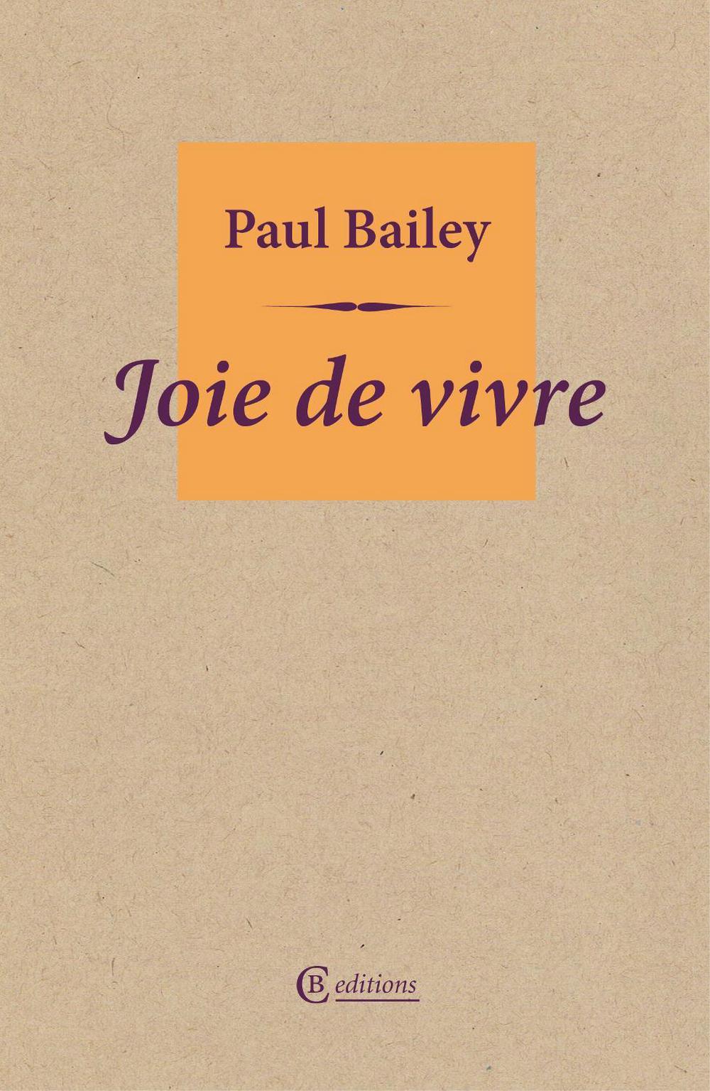 Joie de vivre by Paul Bailey, Paperback, 9781909585454 | Buy online at ...