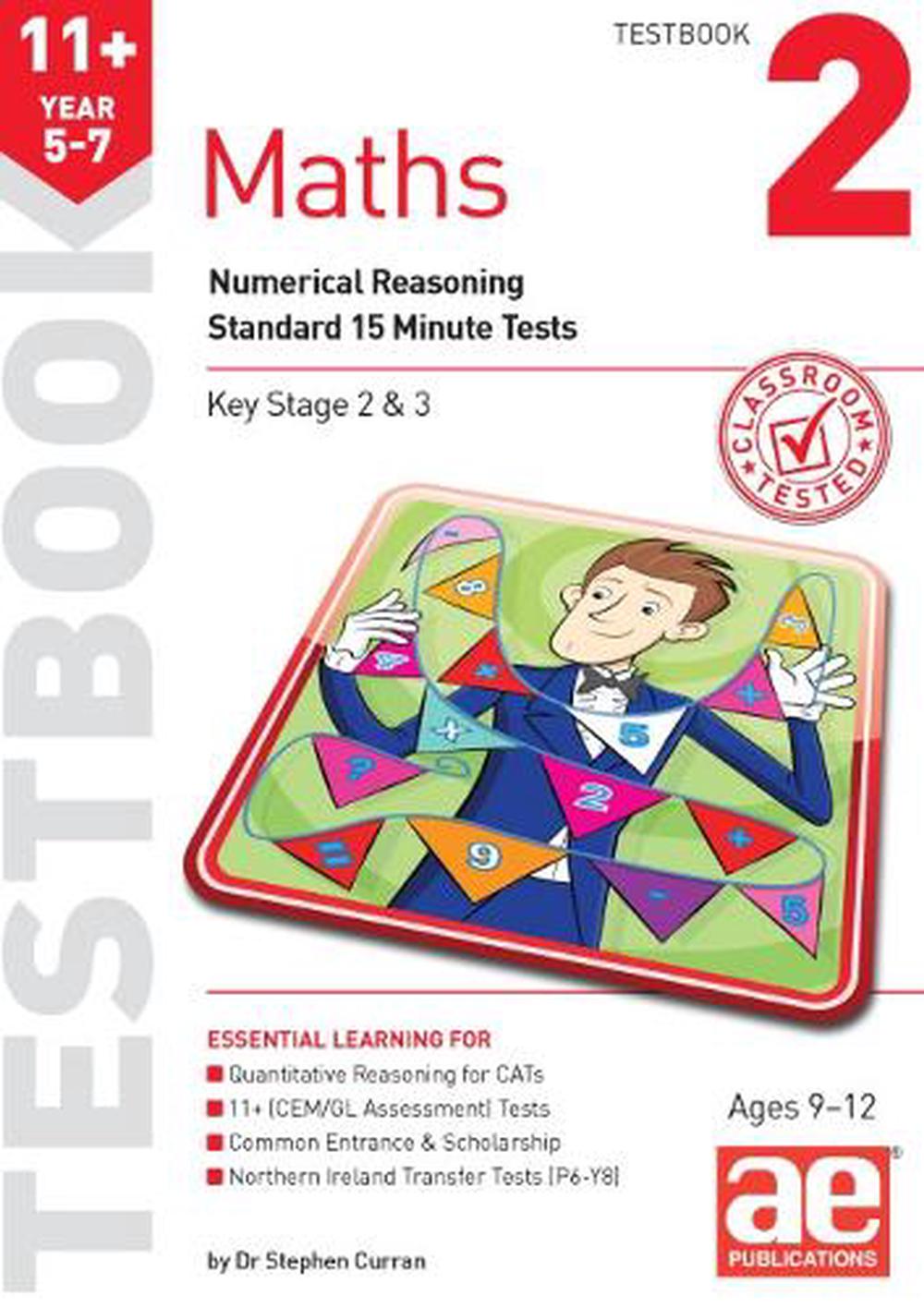 11+ Maths Year 5-7 Testbook 2 by Stephen C. Curran, Paperback ...