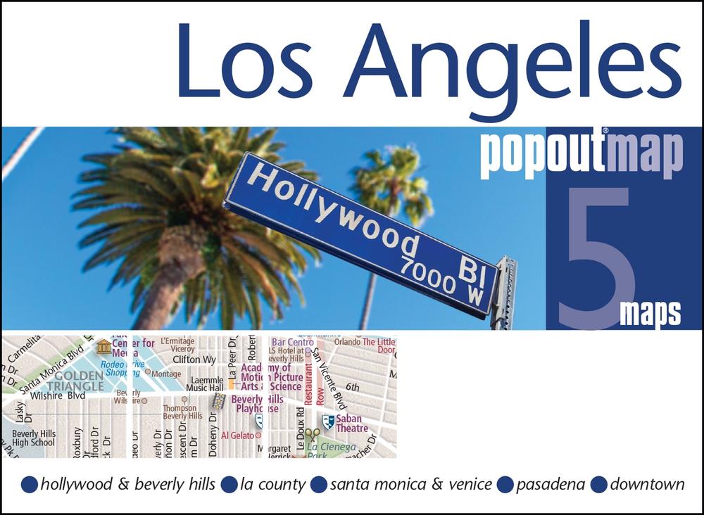 Los Angeles Popout Map by PopOut Maps, Folded, 9781910218273 | Buy ...