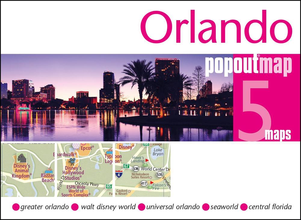 Orlando PopOut Map by PopOut Maps, Folded, 9781910218792 | Buy online ...