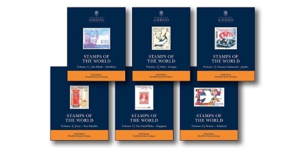 STAMPS OF THE WORLD 2023, Simplified Catalogue, Vols 1-6 by Stanley ...