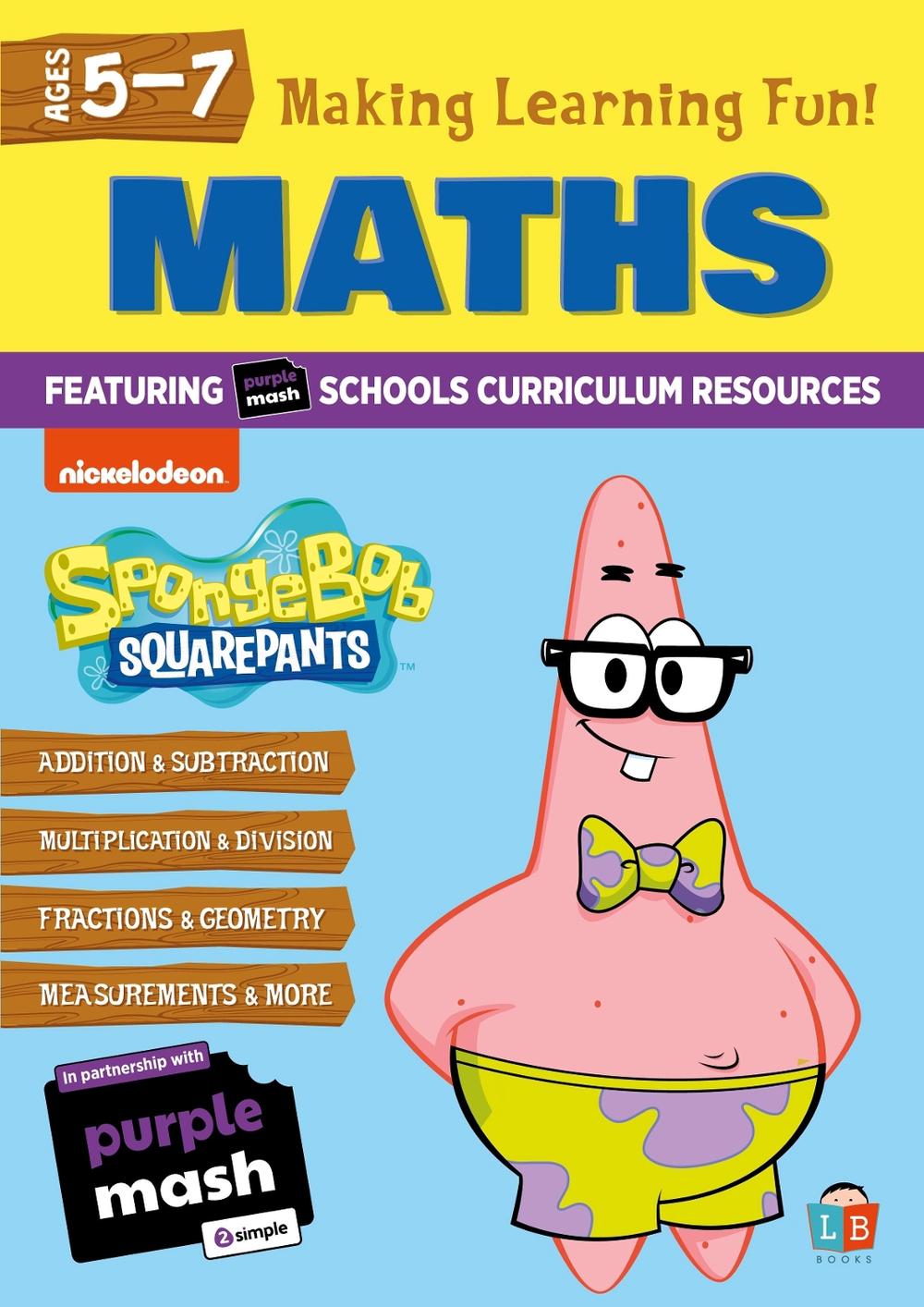Spongebob Squarepants - Maths - Ages 5-7 by Little Brother Books ...