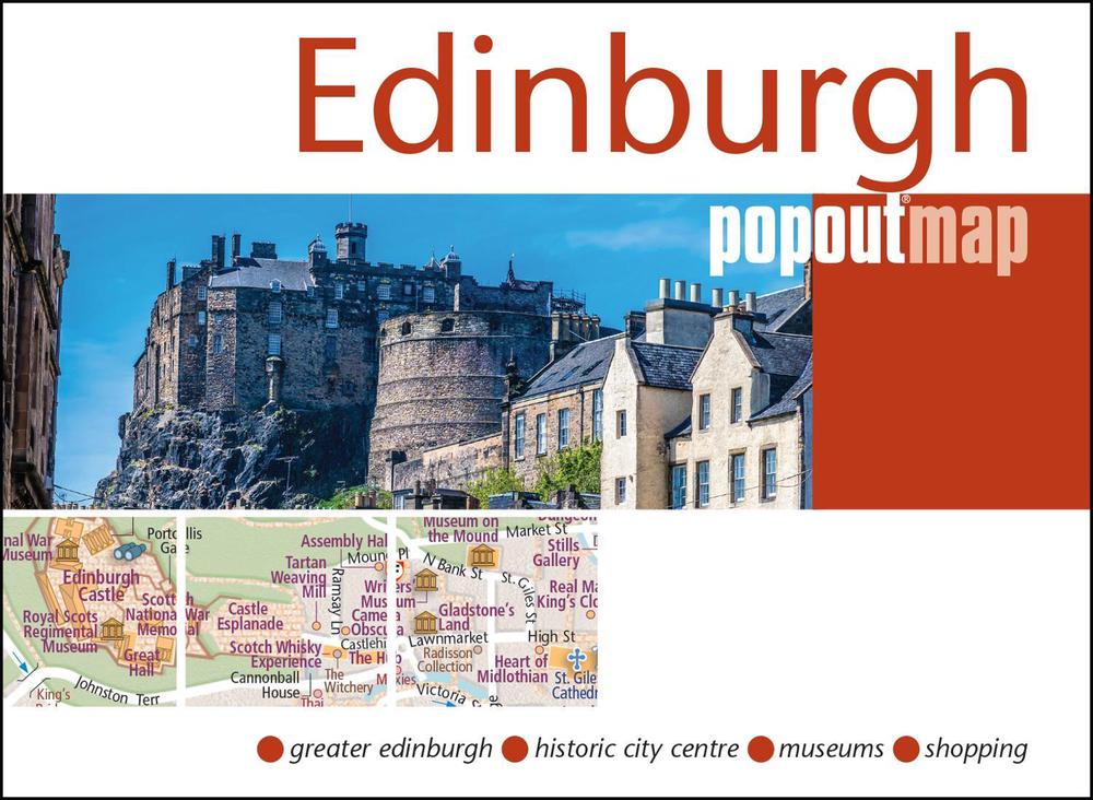 Edinburgh PopOut Map by PopOut Maps, Folded, 9781914515286 | Buy online ...