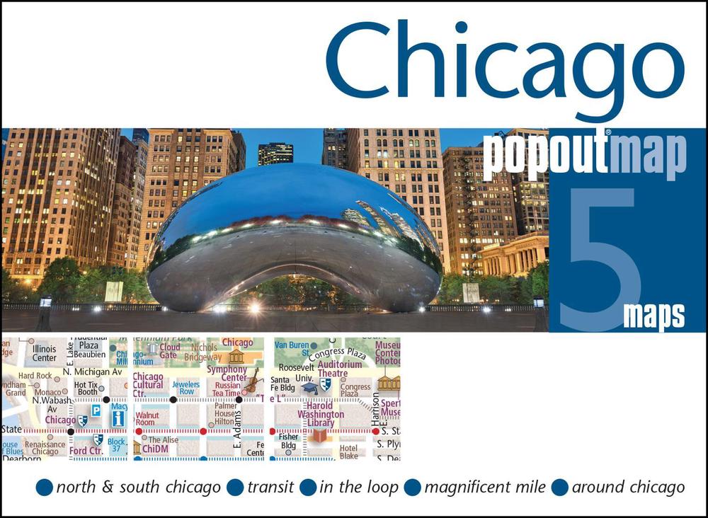 Chicago PopOut Map by PopOut Maps, Folded, 9781914515309 | Buy online ...