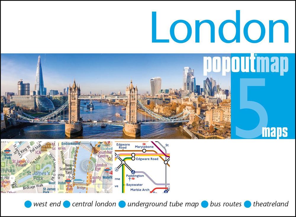 London PopOut Map by PopOut Maps, Folded, 9781914515484 | Buy online at ...