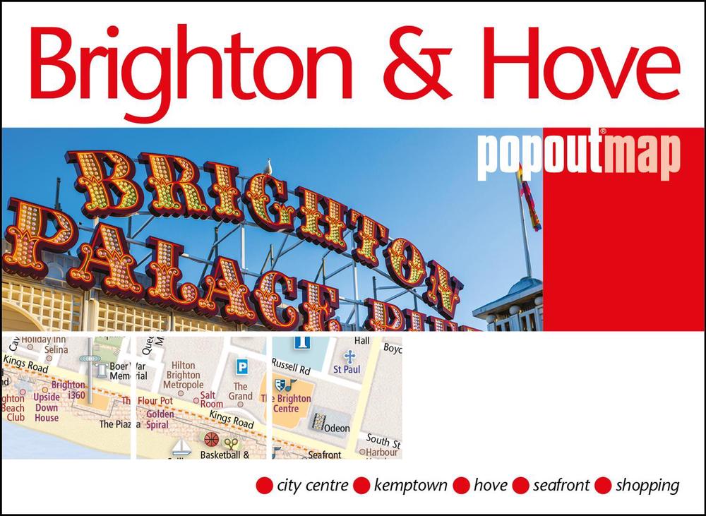 Brighton and Hove PopOut Map by PopOut Maps, Folded, 9781914515637 ...