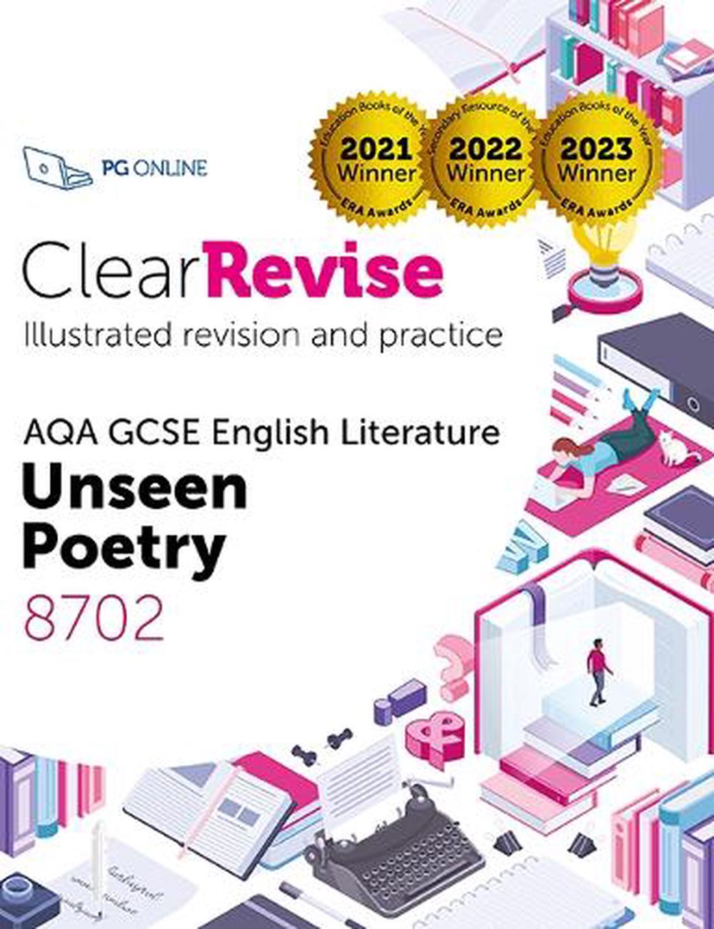 ClearRevise AQA GCSE English Literature: Unseen poetry by PG Online ...