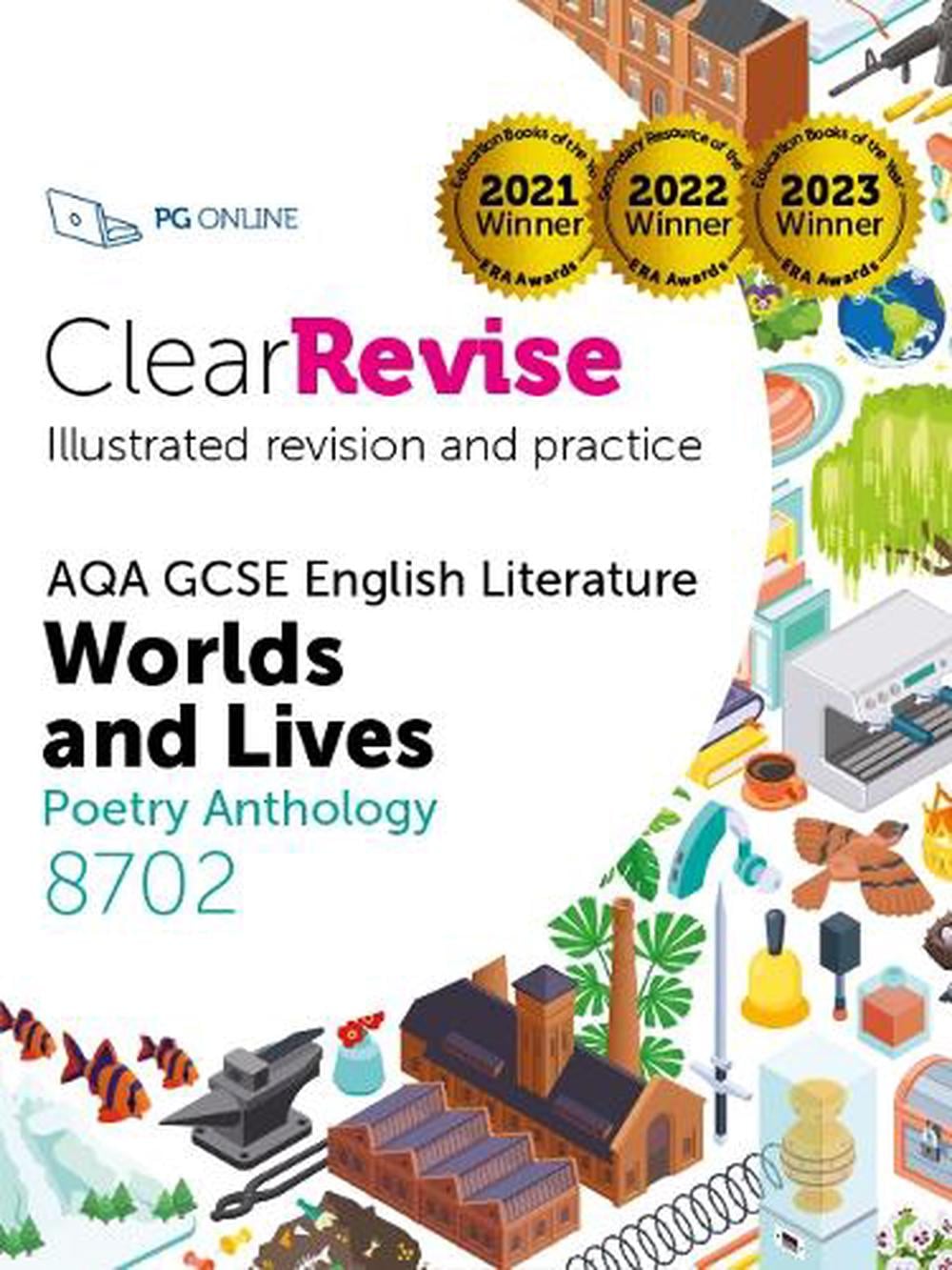 ClearRevise AQA GCSE English Literature 8702; Worlds and Lives Poetry ...