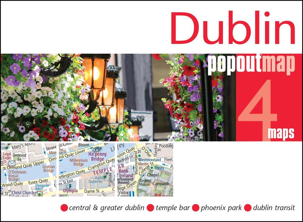 Dublin PopOut Map - pocket size, pop up map of Dublin city centre by ...
