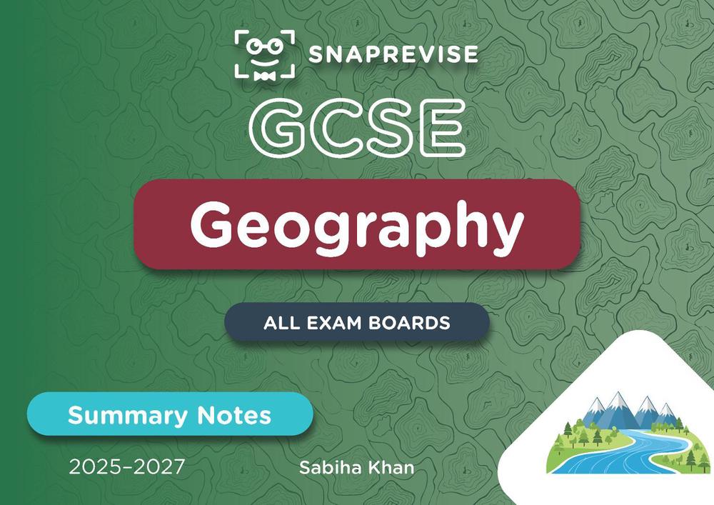 SnapRevise GCSE Geography Summary Notes by SnapRevise, Paperback ...