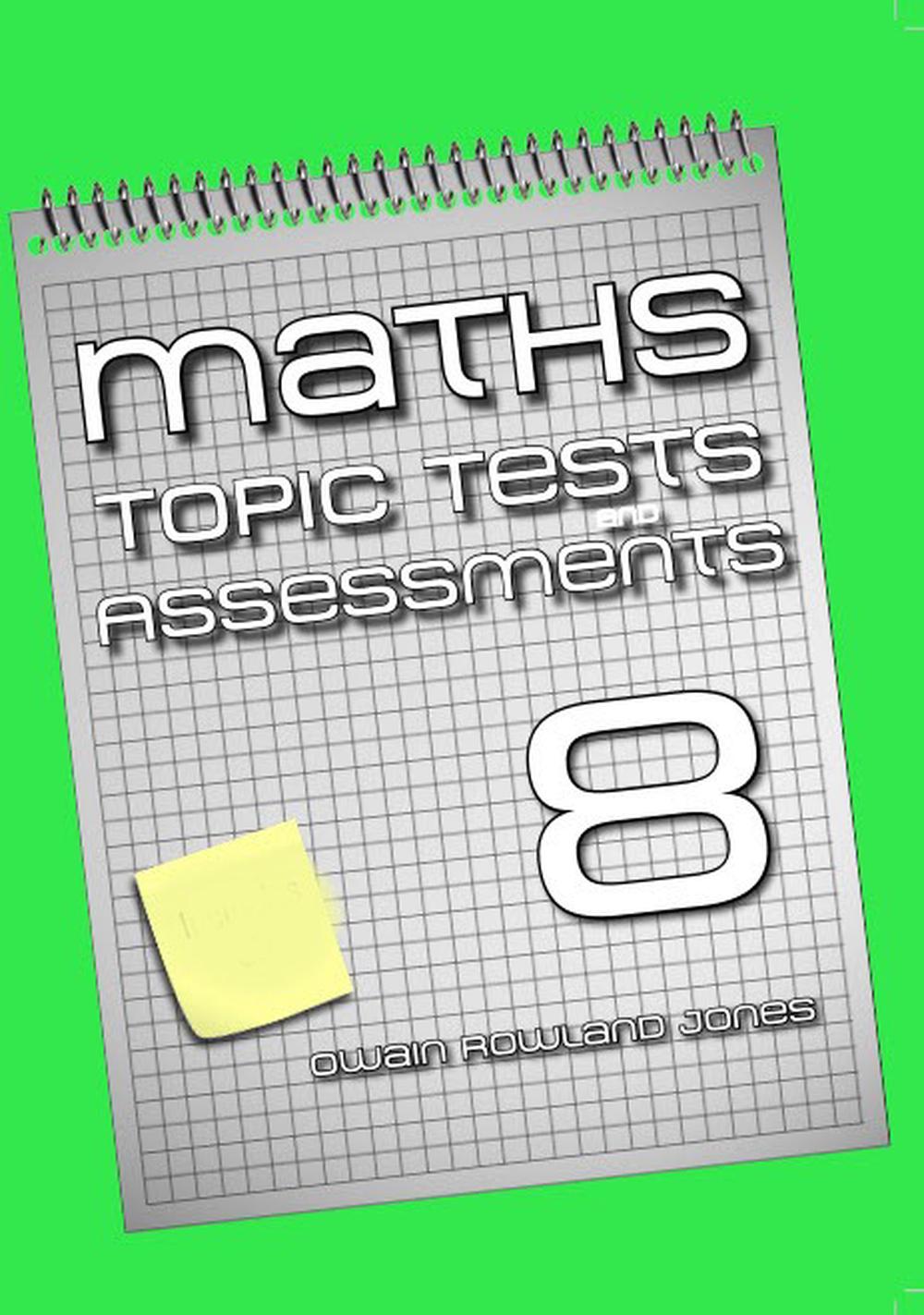 Maths Topic Tests Year 8 by Jones, Owain Rowland, Paperback ...