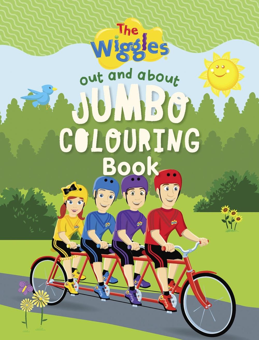 Wiggles, The: Out And About Jumbo Colouring (Reissue) by The Wiggles ...