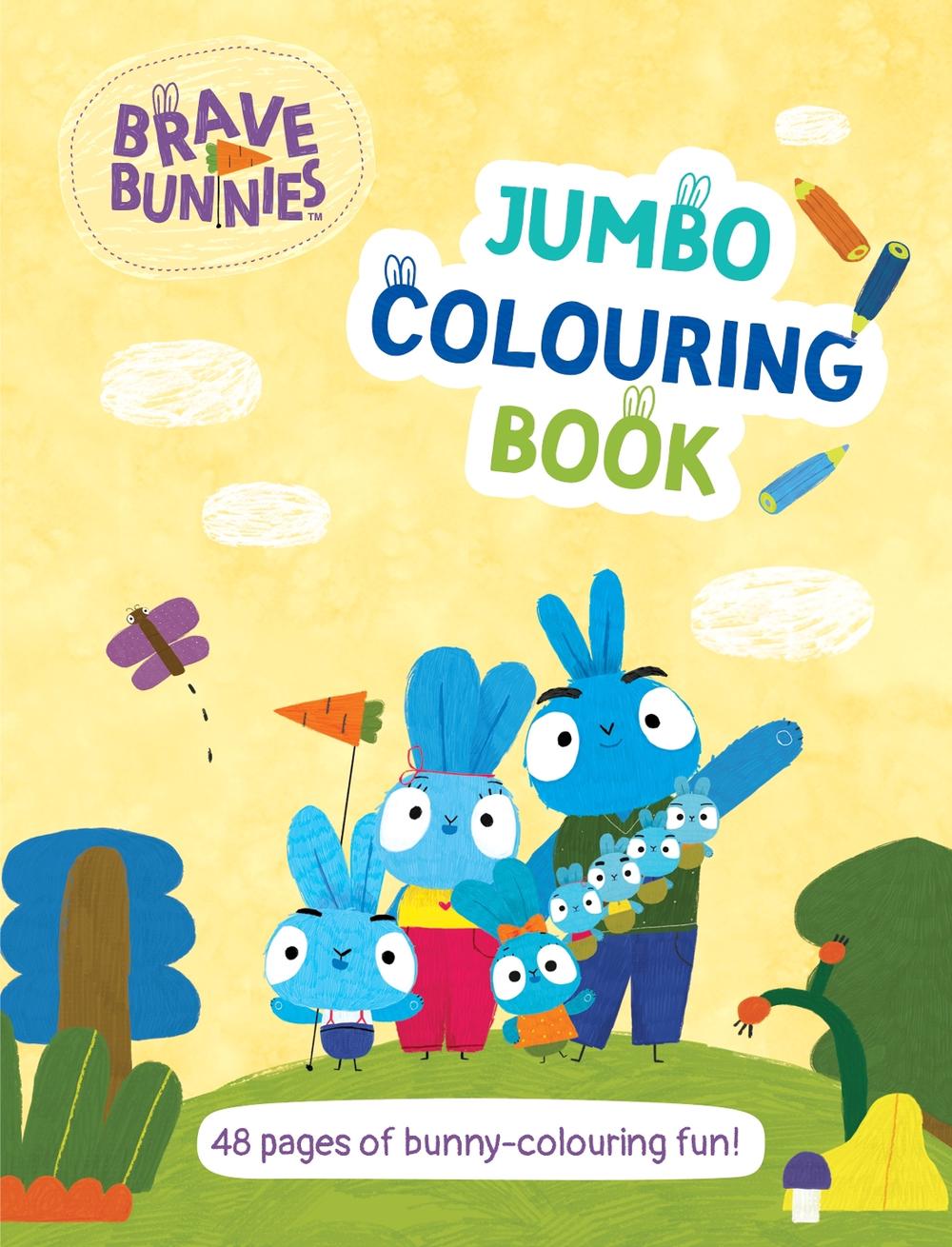 Brave Bunnies: Jumbo Colouring Book by Brave Bunnies, Paperback ...