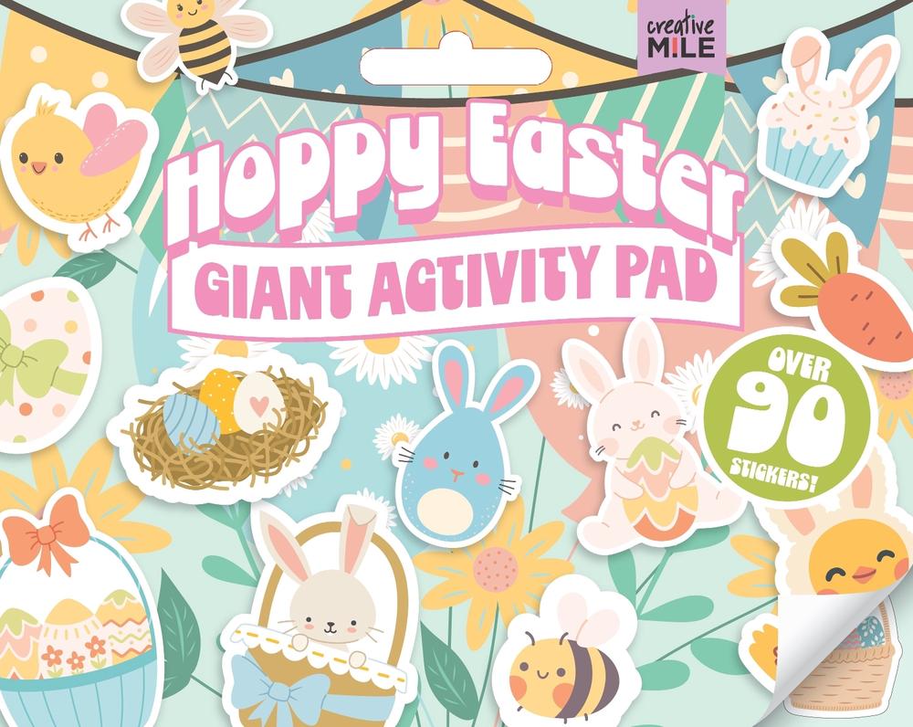 Hoppy Easter Giant Activity Pad by Creative Mile, Paperback ...