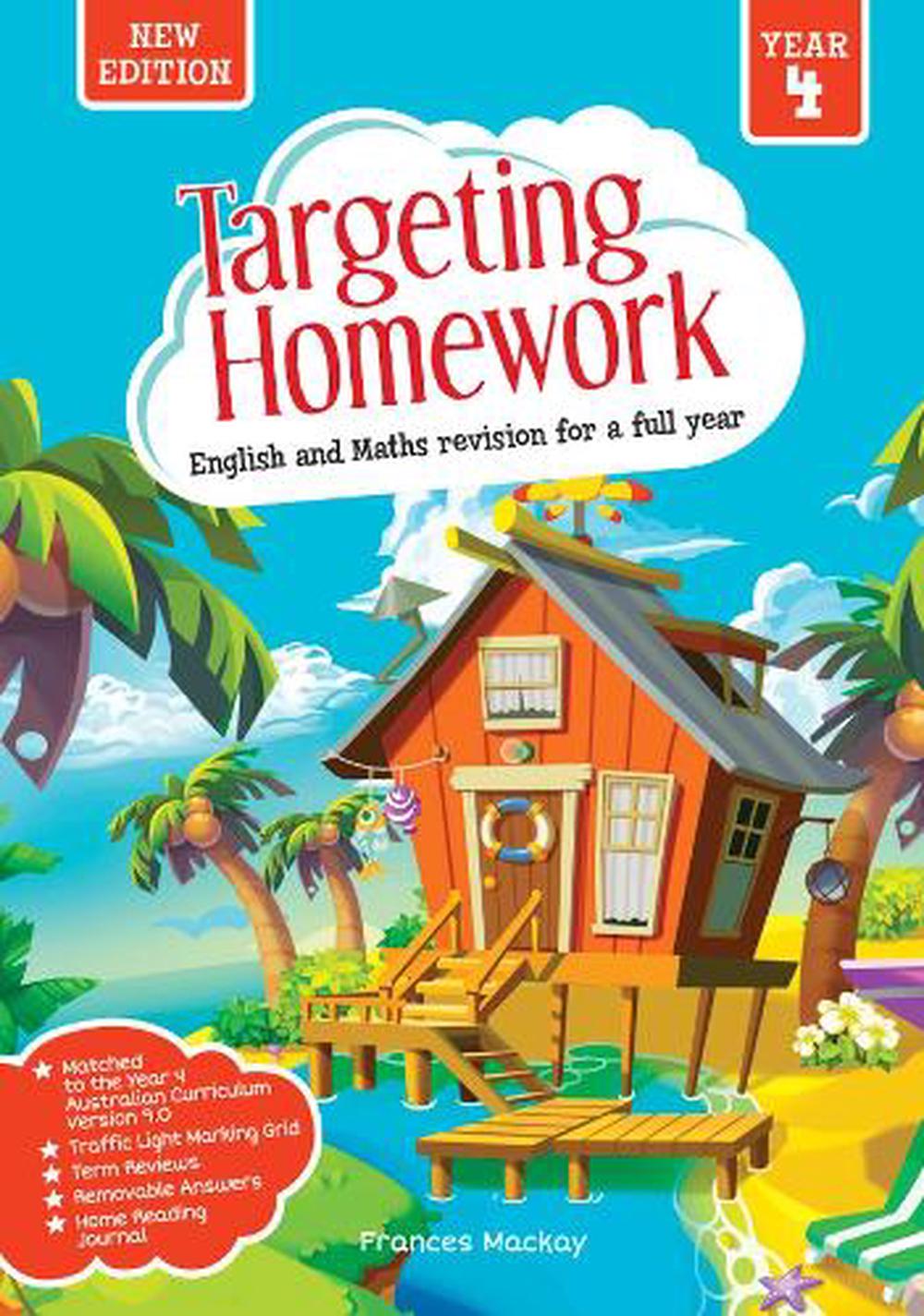 Targeting Homework Year 4 by Frances Mackay, Paperback, 9781925726466 ...