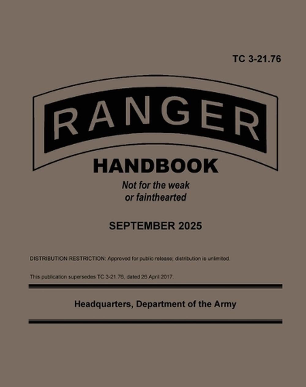 TC 3-21.76 Ranger Handbook September 2025 by Headquarters Department of ...
