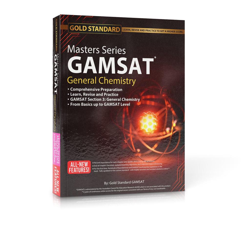 Masters Series GAMSAT General Chemistry Preparation by Gold Standard ...