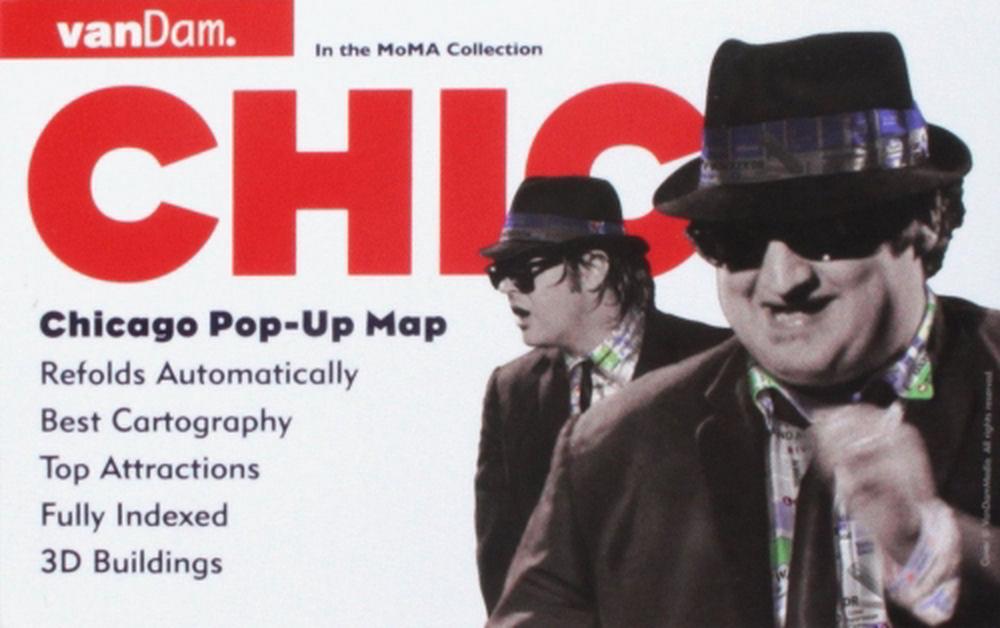 Chicago Pop-Up Map by Vandam by Stephan Van Dam, Folded, 9781934395523 ...