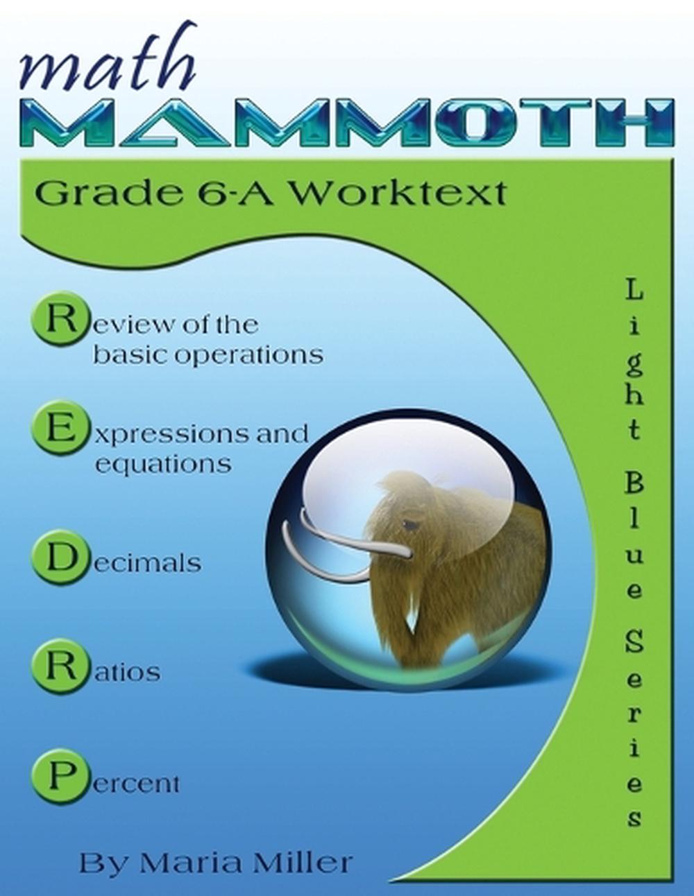 Math Mammoth Grade 6-A Worktext by Maria Miller, Paperback ...