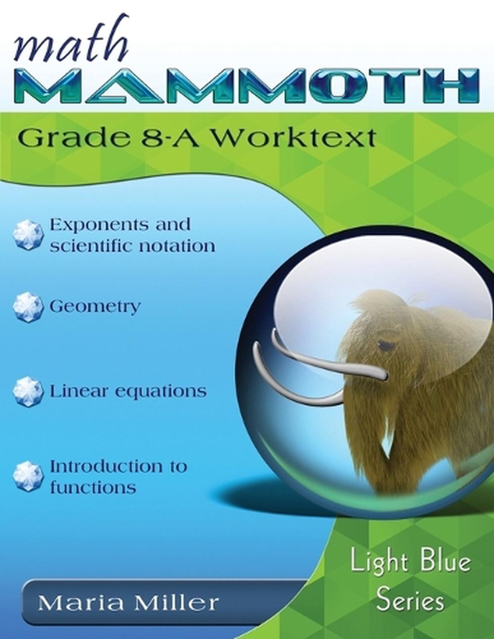 Math Mammoth Grade 8-A Worktext by Maria Miller, Paperback ...