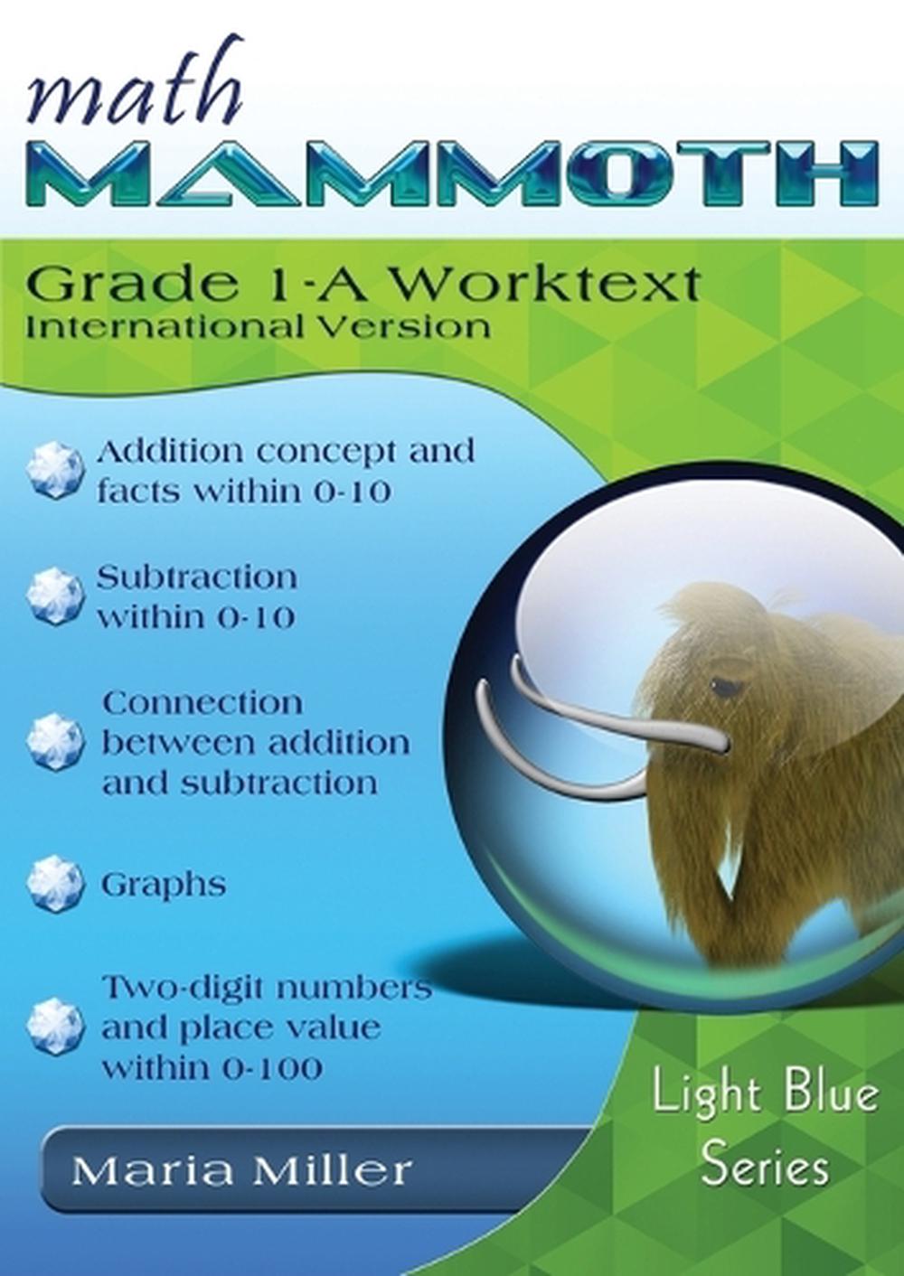 Math Mammoth Grade 1-A Worktext, International Version by Maria Miller ...