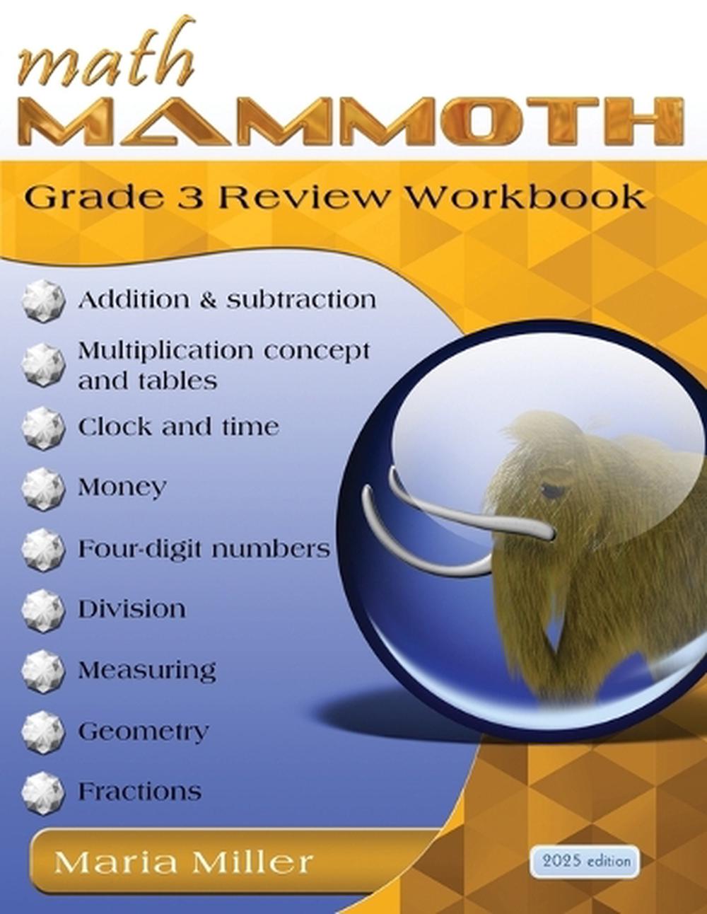 Math Mammoth Grade 3 Review Workbook by Maria Miller, Paperback ...