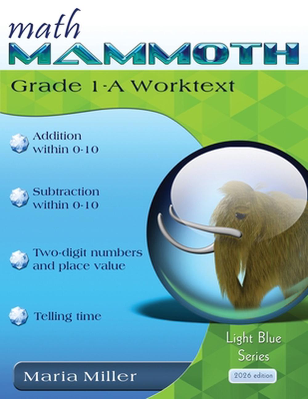 Math Mammoth Grade 1-A Worktext by Maria Miller, Paperback ...