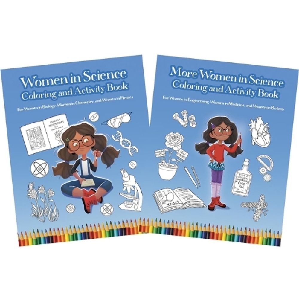 Women in Science Coloring and Activity Book Set by Mary Wissinger ...