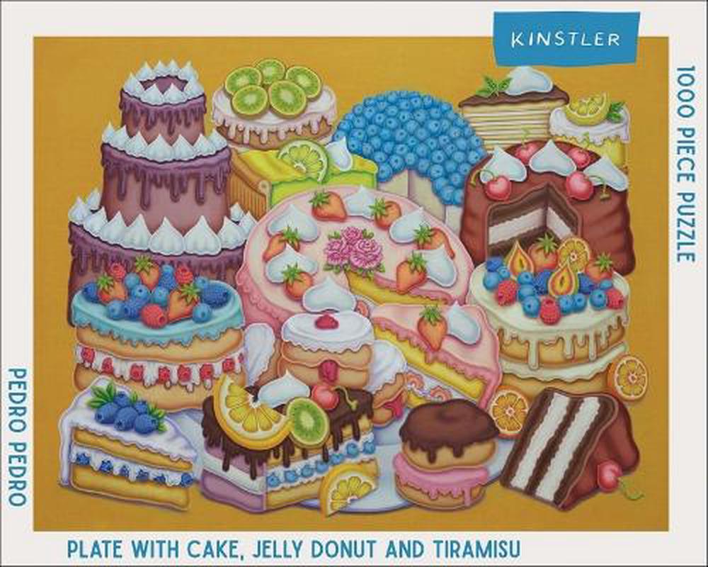 Plate with Cake, Jelly Donut and Tiramisu by Pedro Pedro, Hardcover ...