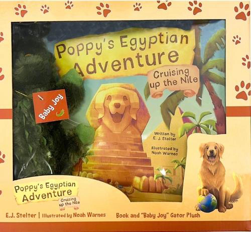 Poppy's Egyptian Adventure Book & Poppy Plush Set by Ellen Stelter ...