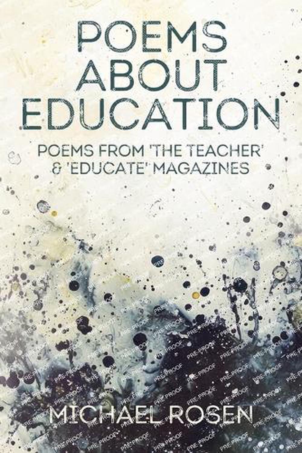 Poems About Education by Michael Rosen, Paperback, 9781999923884 | Buy ...