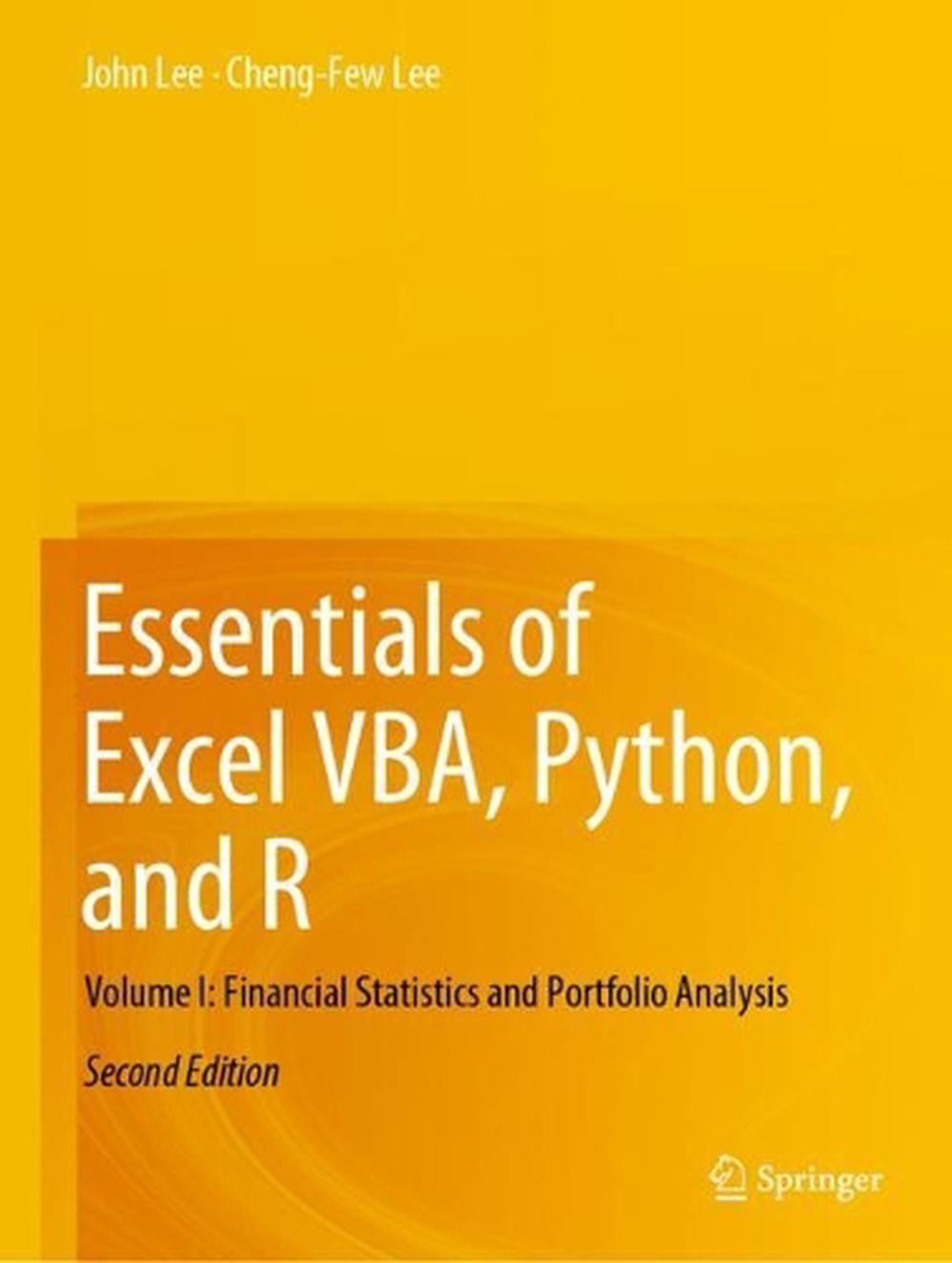 Essentials of Excel VBA, Python, and R, 2nd Edition by John Lee, Paperback, 9783031142383 | Buy ...