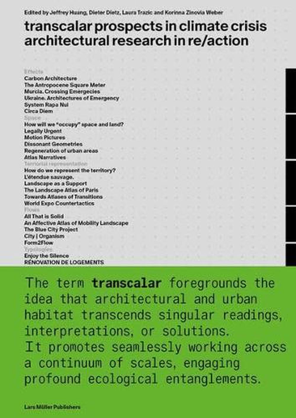 Transcalar Prospects in Climate Crisis: architectural research in re ...