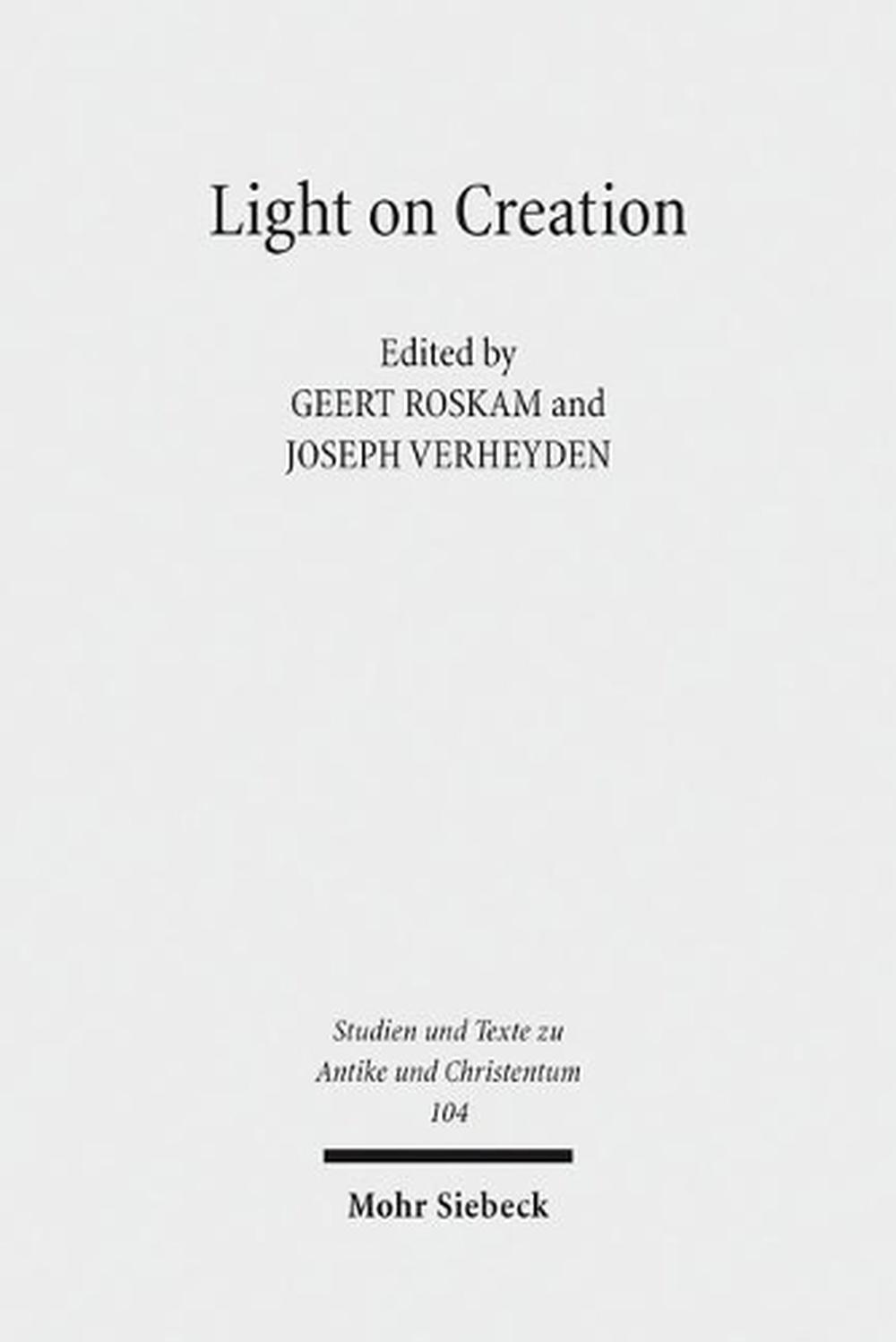 Light on Creation by Geert Roskam, Paperback, 9783161543142 | Buy ...