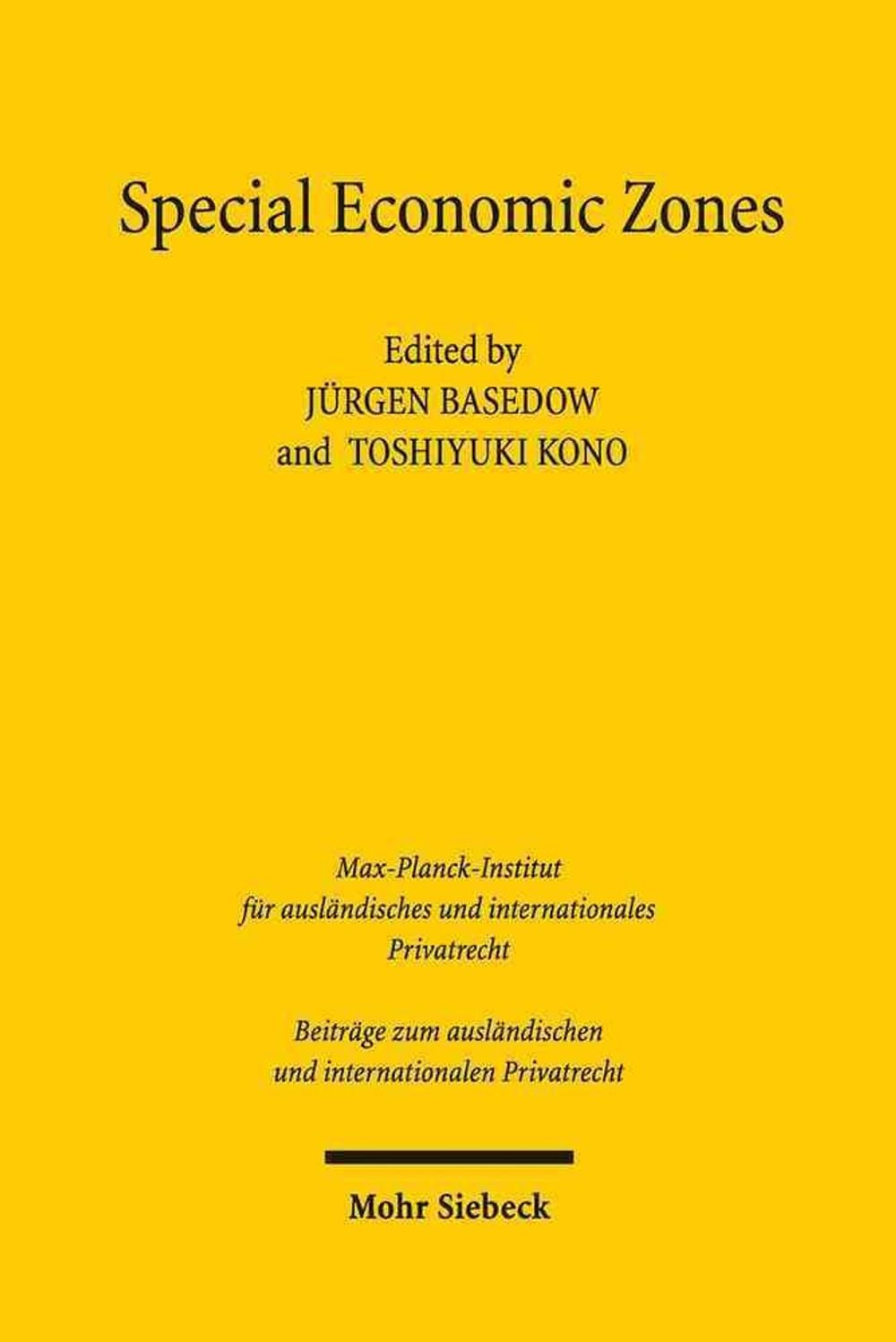Special Economic Zones by Toshiyuki Kono, Hardcover, 9783161549830 ...