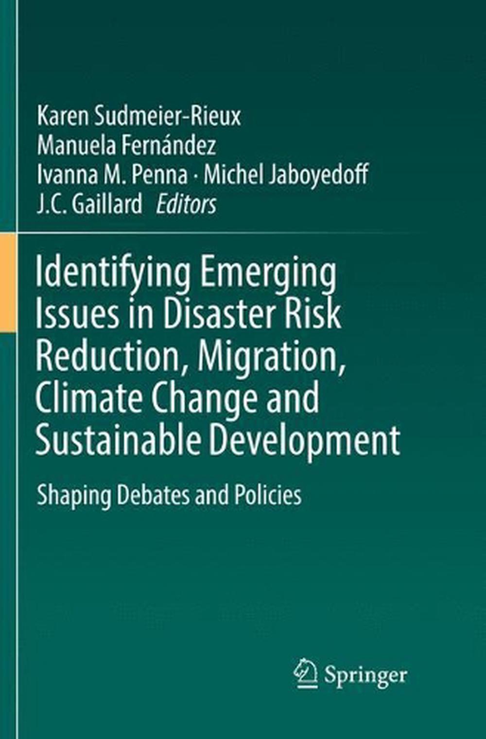 Identifying Emerging Issues in Disaster Risk Reduction, Migration ...