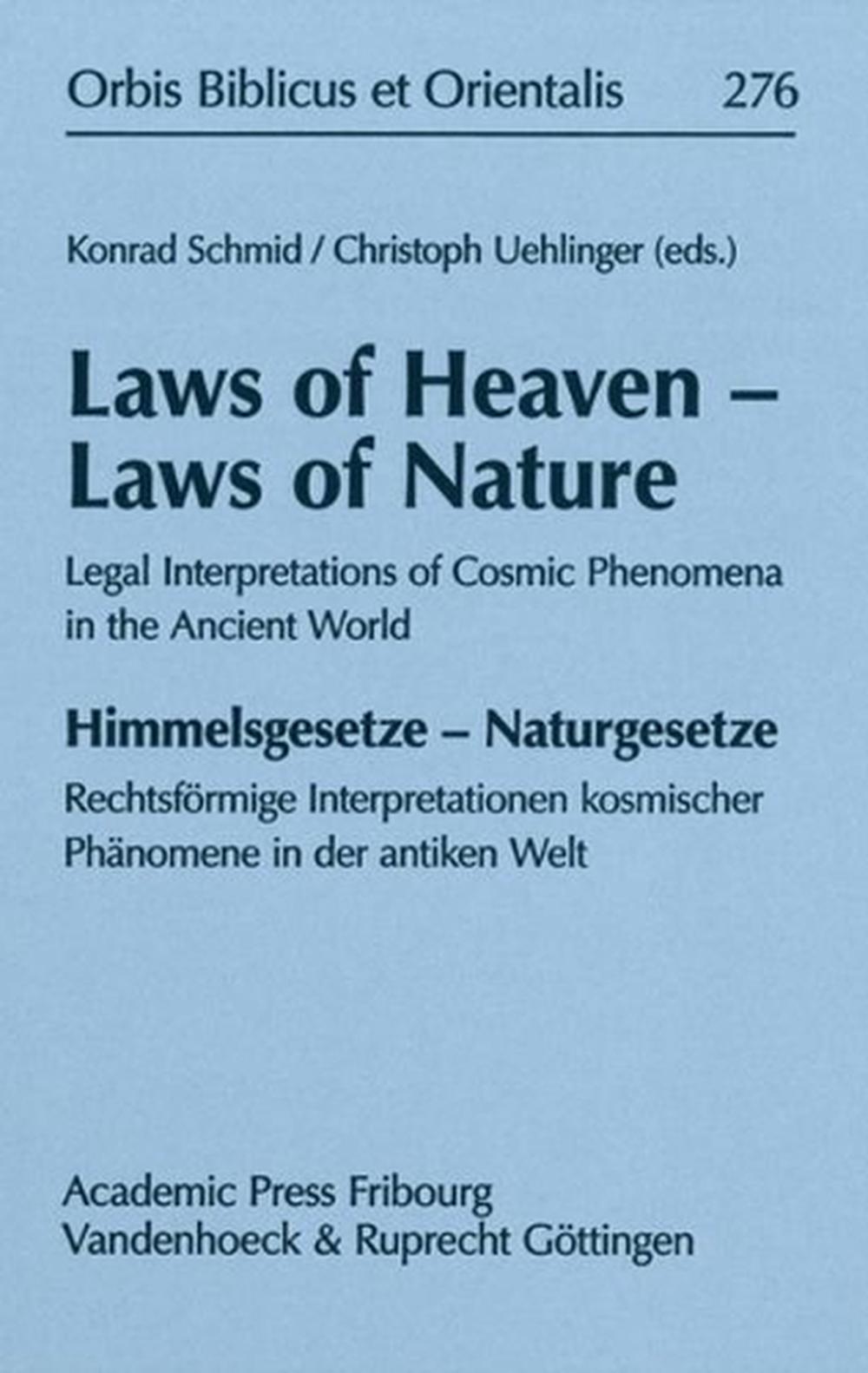 Laws of Heaven - Laws of Nature / Himmelsgesetze - Naturgesetze by ...