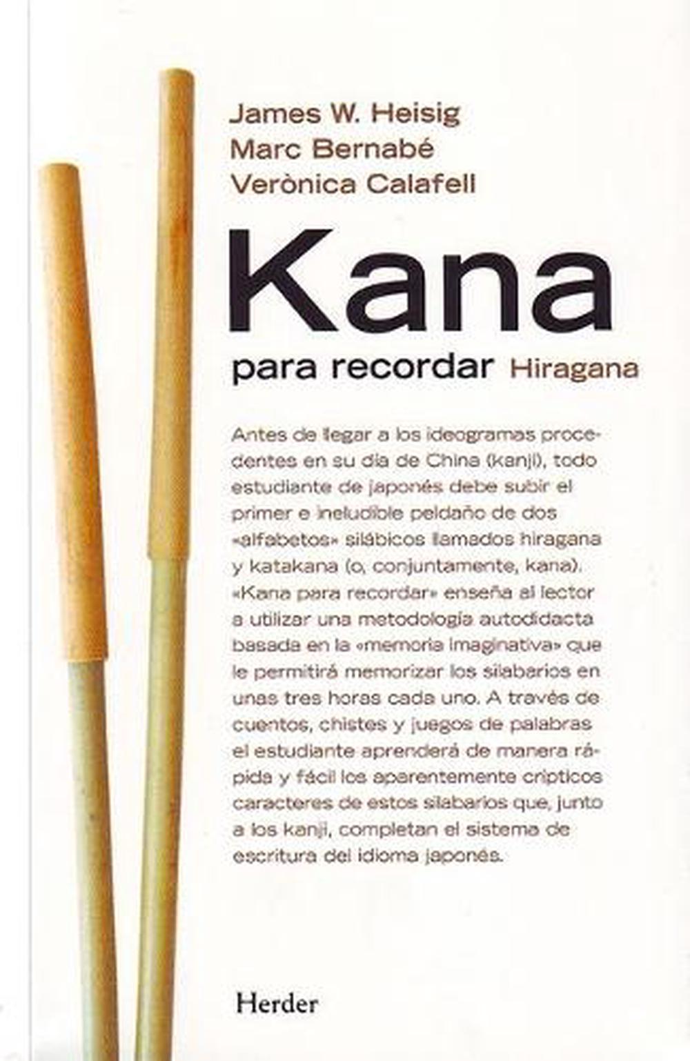 Kana Para Recordar by James W. Heisig, Paperback, 9788425423093 | Buy ...